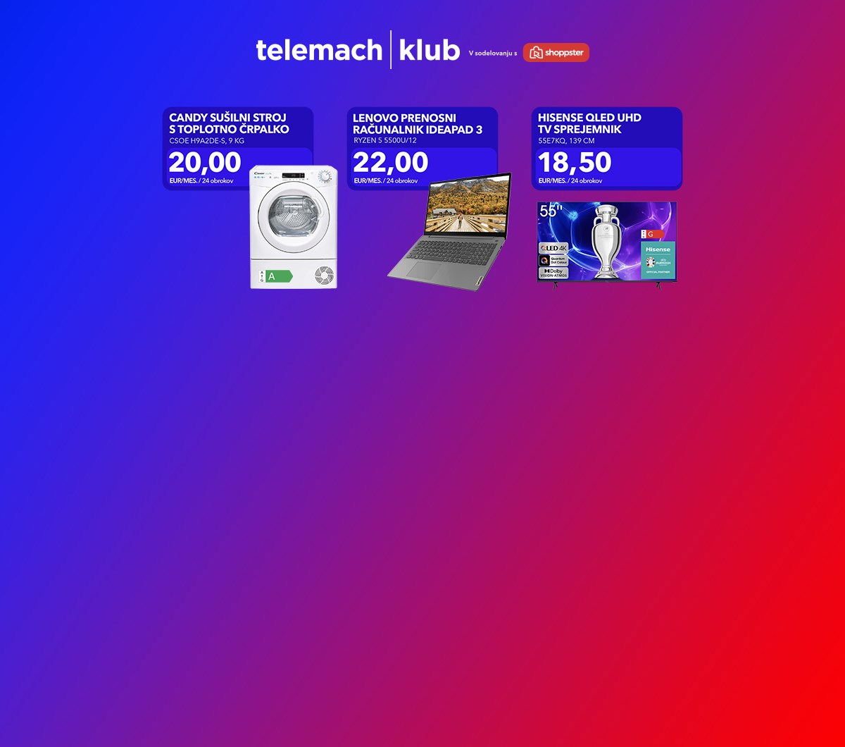 Telemach - Neomejena komunikacija v 5G omrežju, EON paketi