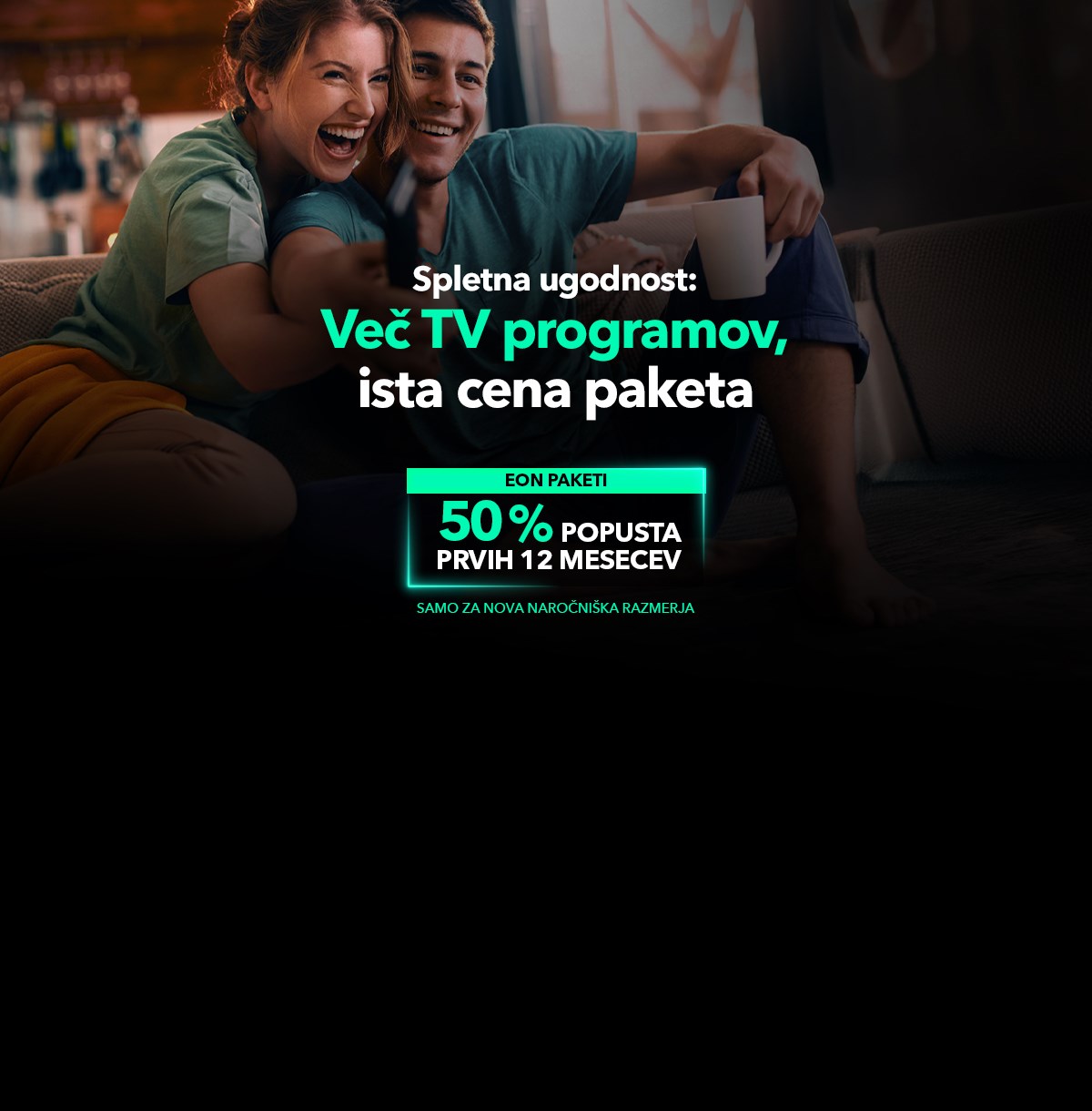 Paketi EON - Televizija, internet, telefonija | Telemach SI