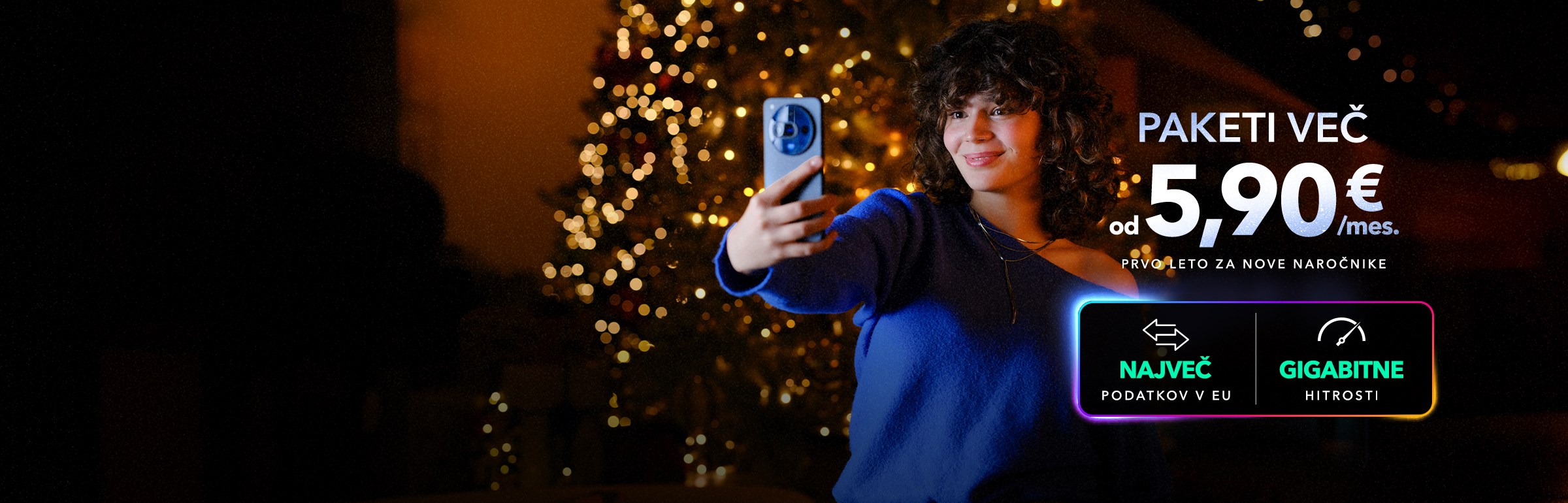 Mobilni paketi VEČ - 5G omrežje, EON TV | Telemach SI