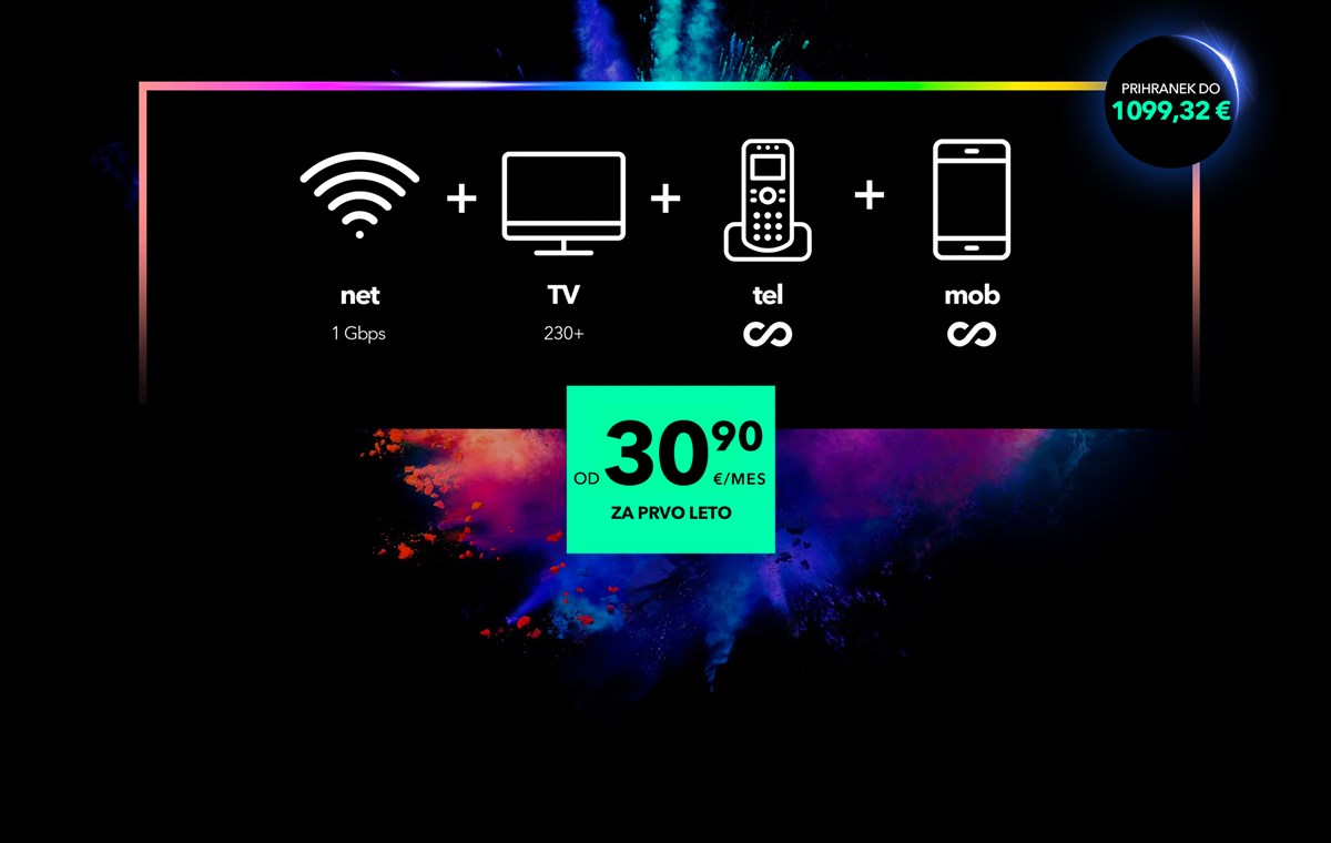 Vse storitve pri Telemachu - televizija, internet, fiksna in mobilna